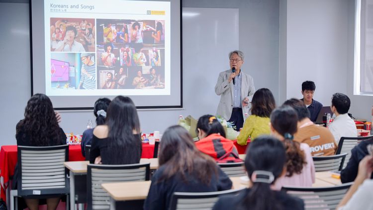 Honorary professor Song Hyang Keun from Busan University of Foreign ...